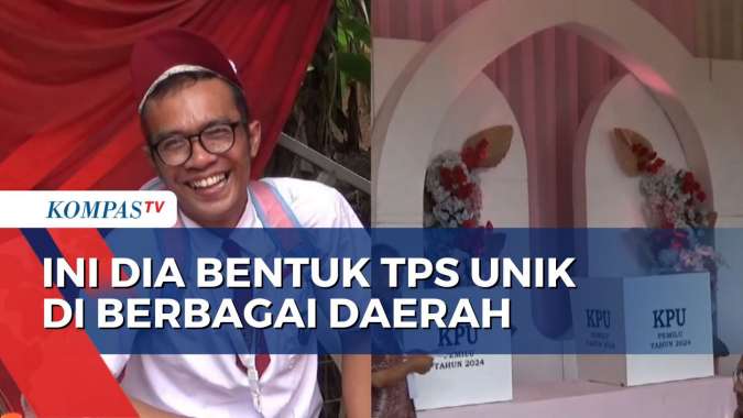 Begini Bentuk TPS Unik di Berbagai Daerah, Tema Nusantara hingga ...