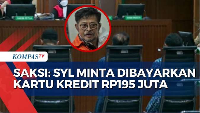 Saksi ASN Kementan Ungkap Bayar Rp195 Juta untuk Kartu Kredit SYL