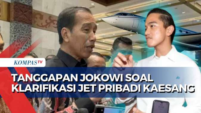 Jawaban Singkat Jokowi soal Klarifikasi Kaesang ke KPK tentang Penggunaan Jet Pribadi