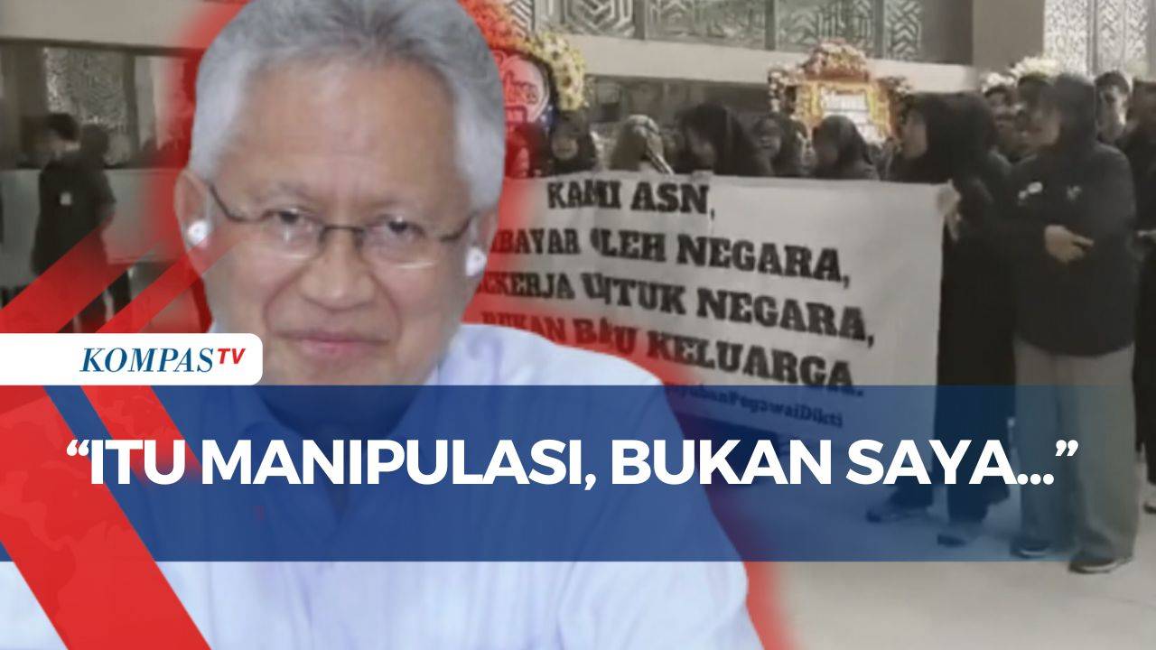 Video: Klarifikasi Mendikti Saintek Satryo Usai Didemo Pegawai: Tak Ada ...