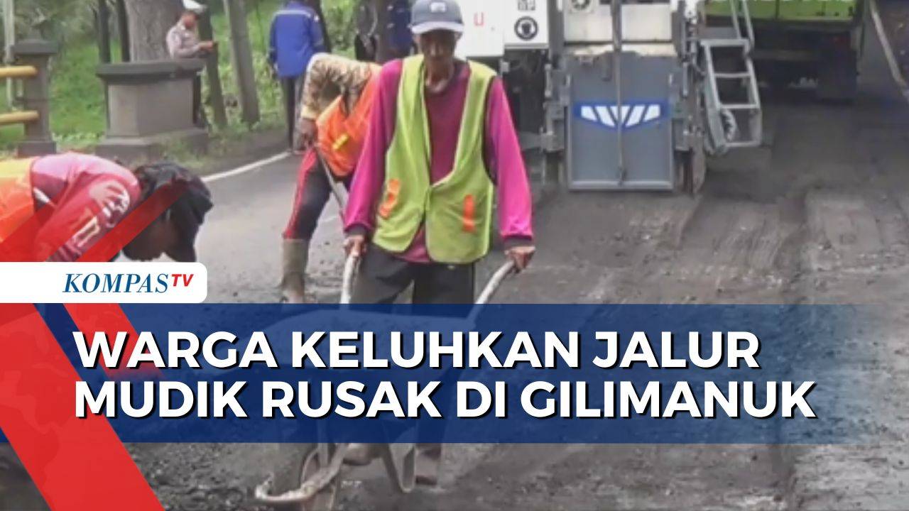 Video: Warga Keluhkan Jalur Mudik Rusak di Gilimanuk, Perbaikan ...