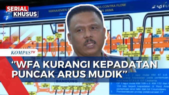 Kepadatan Arus Mudik Lebih Terurai, Kakorlantas Apresiasi Kebijakan WFA | MUDIK LEBARAN 2025
