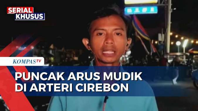 Kondisi Arus Mudik di Jalur Arteri Cirebon Ramai Lancar pada Sabtu Pagi (29/03/2025)