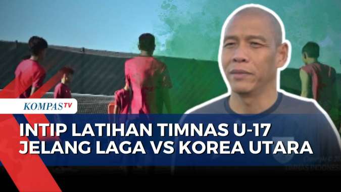 Jelang Hadapi Korea Utara, Timnas U-17 Fokus Latihan Taktik di Piala Asia