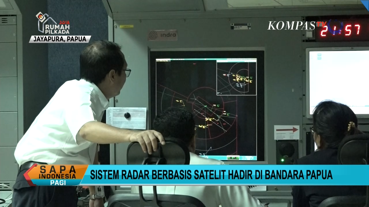 Sistem Radar Satelit Buatan Indonesia Hadir di Bandara Papua