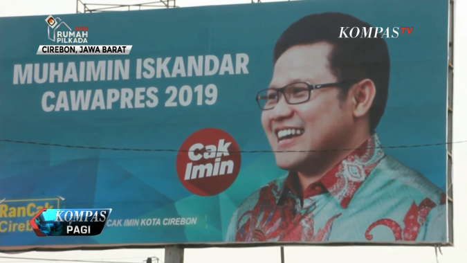 Beberapa Baliho Kandidat Capres Bertebaran di Cirebon
