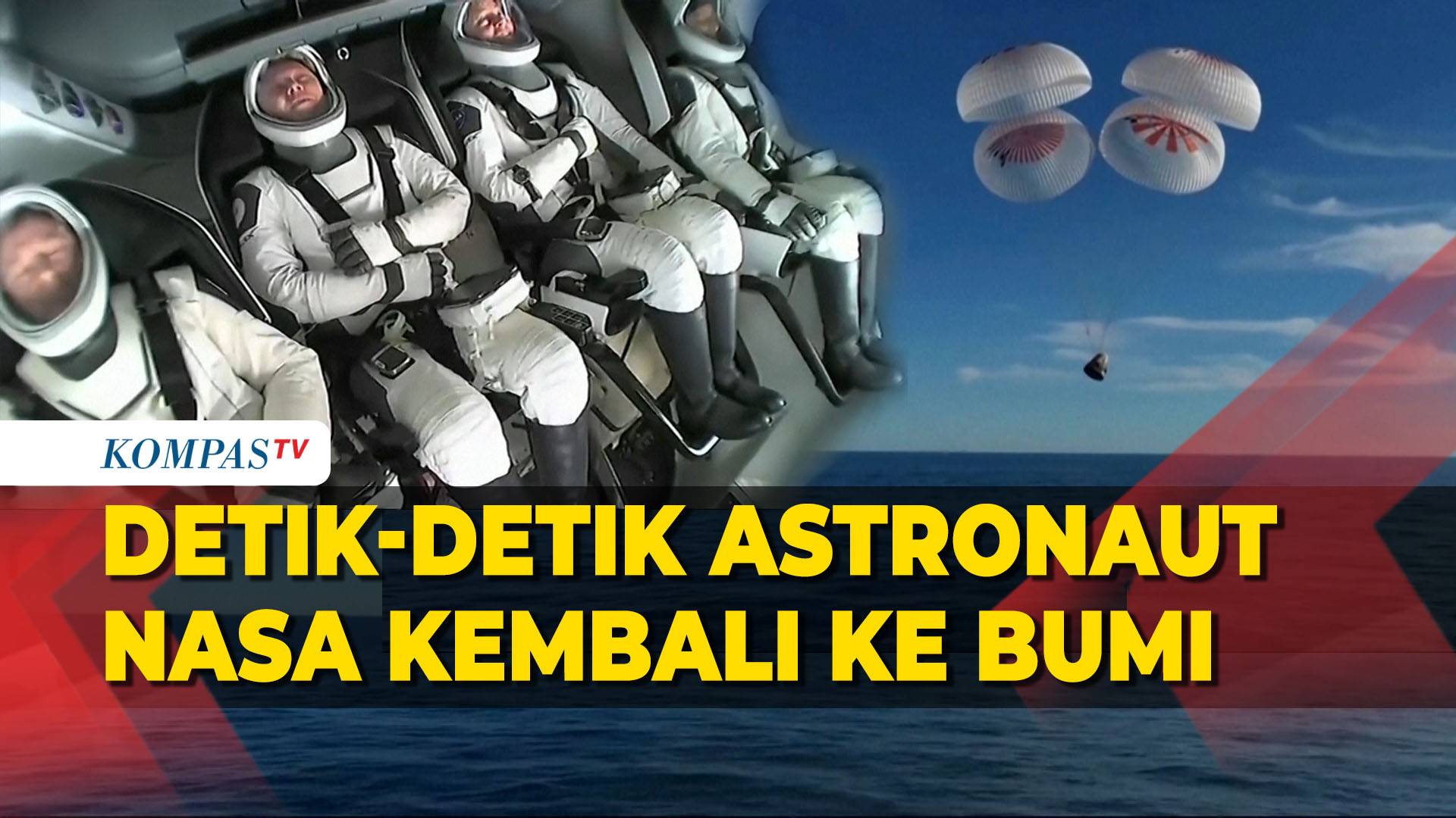 Video: 2 Astronaut NASA Kembali ke Bumi setelah Terjebak 9 Bulan di ...
