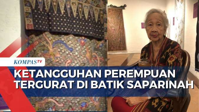 Arti Corak Burung Hong dan Bunga Anggrek Bulan di Batik Saparinah