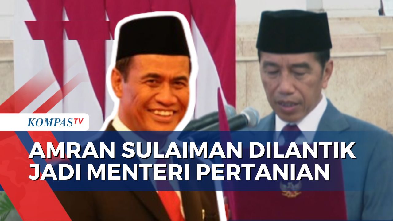Video: Jokowi Lantik Amran Sulaiman Jadi Mentan Pengganti SYL, Ini Profilnya