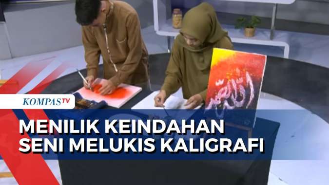 Bulan Ramadan, Yuk Isi Waktu Luang dengan Belajar Seni Melukis Kaligrafi!