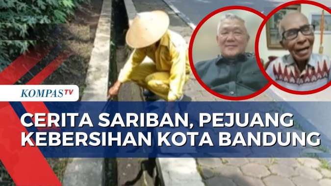 Kisah Sariban, Pejuang Kebersihan yang Keliling Kota Bandung dengan Sepeda Ontelnya