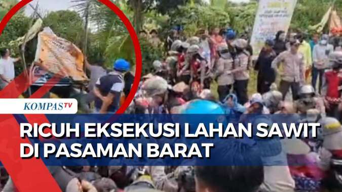 Eksekusi Lahan Sawit di Pasaman Barat Ricuh, Warga Sebut PT PHP Ambil Tanah Adat