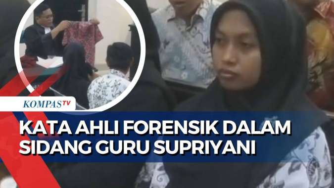 Sidang Lanjutan Guru Supriyani, Ahli Forensik Jelaskan Hasil Visum pada ...