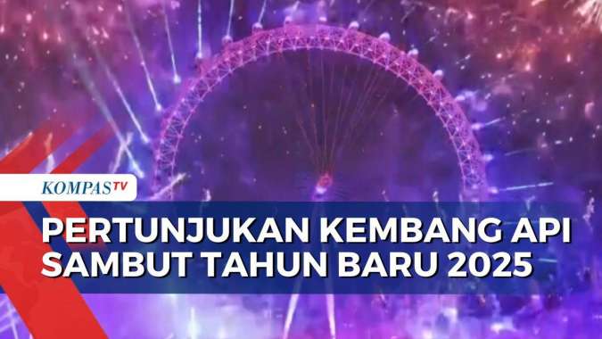 Perayaan Tahun Baru 2025, Pesta Kembang Api Hiasi Langit Kuala Lumpur dan London