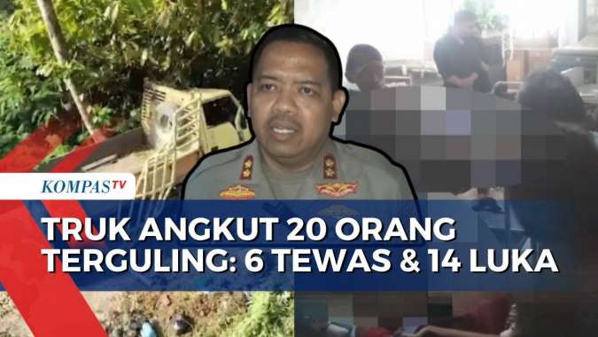 Kecelakaan Maut di Toraja Utara, Truk Angkut 20 Penumpang Terguling, 6 Orang Tewas | BERUT