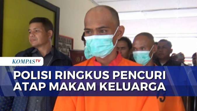 Polisi Ringkus 2 Spesialis Pencuri Atap Makam Keluarga di Palembang ...