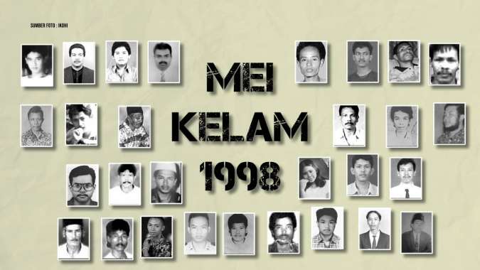 Menolak Lupa, Daftar Catatan Kelam Tragedi Mei 1998